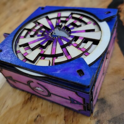 Mouse Maze Puzzle Box Plans SVG DXF PDF Laser Cut Scroll Saw - Etsy