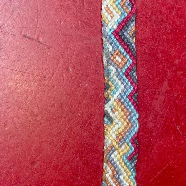 Ocean and Leaves Friendship Bracelet Pattern - PDF Tutorial - Beginner ...