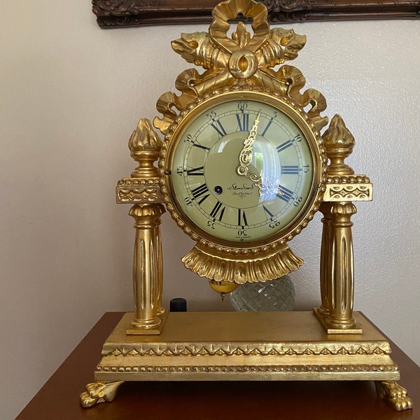 Antique Vintage Zaanse Wall Clock Zaandam Dutch RARE 1 Day Holland ...