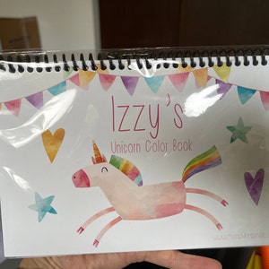 Personalized Kids Color Books Children's Coloring Books - Etsy