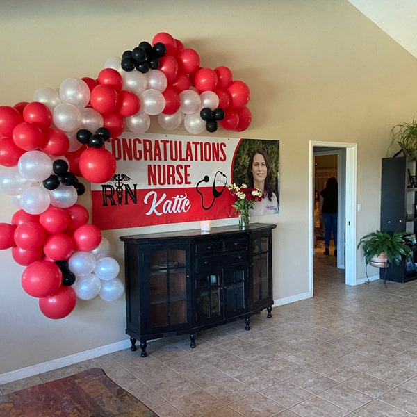 Nurse Graduation Banner Nursing Graduation Banner Rn Bsn Lpn Nurse ...