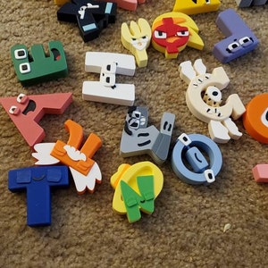 Russian Alphabet Figures Full Set 33 Letters - Etsy