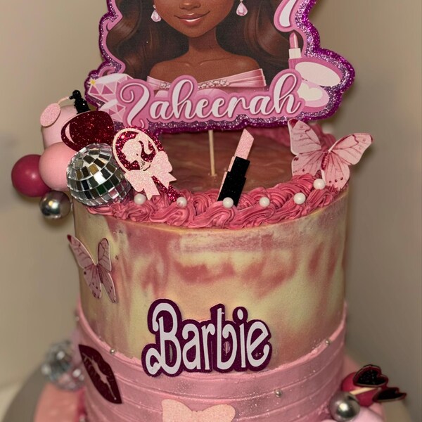 Printable Digital Cake Topper, Personalised Birthday Cake Topper ...