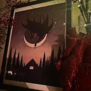 Beguile, Dark Art Print, Watercolor - Etsy