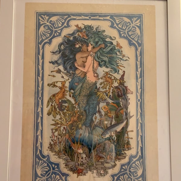 The Sea Princesses Mermaid Lovers Lesbian Mermaids Queer Art LGBT ...