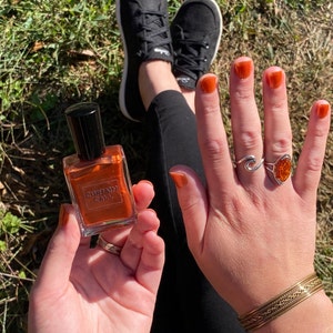 NANCY Deep Rust Red Nail Polish Broadway Nail Polish Vegan Nail Polish ...