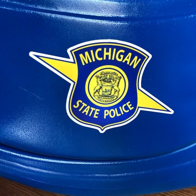 Michigan State Police Highway Patrol. Police Reflective Vinyl Decal ...