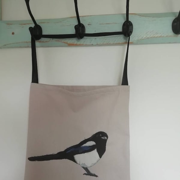 Raw Edge Applique 'magpie' - Etsy