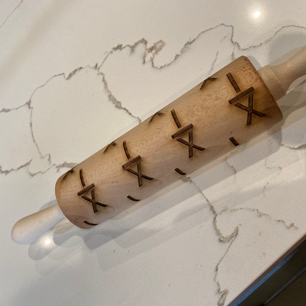 Scandinavian 4 - Birds and Trees Embossing Rolling Pin - Etsy