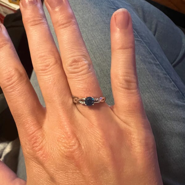 Custom Birth Flower Ring, Dainty Ring,engraved Name Ring,flower ...