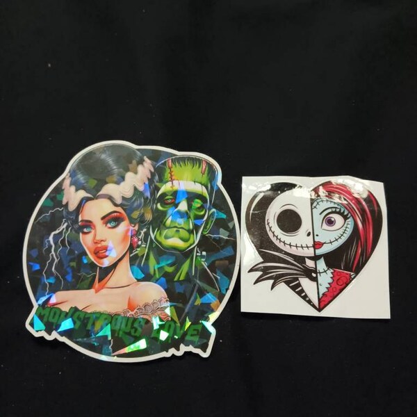 Jack and Sally Sticker NBC Sticker - Etsy