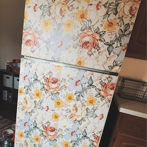 Retro MINI Fridge Wrap Vintage Fridge Decals Mini Refrigerator - Etsy