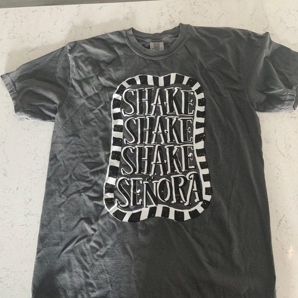 Shake Shake Shake T-shirt - Awesome Cool Halloween Costume Tee, Stripe ...