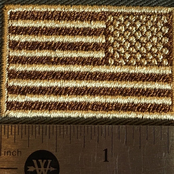 One Inch USA Flag Design for Machine Embroidery. Small American Flag ...