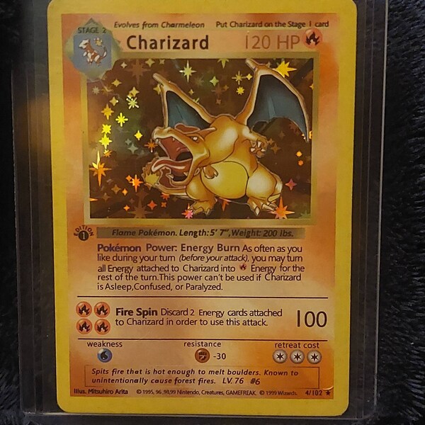 1st Edition Shadowless Charizard Proxy series One - Etsy