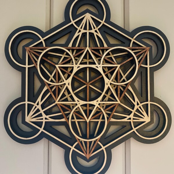 Sacred Geometry Set - 6 Pieces, Laser Cut, Use for Crystal Grids ...