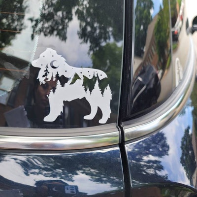 Adventure Aussie Decal, Aussie Nature Bumper Sticker, Dog Mom, Dog ...