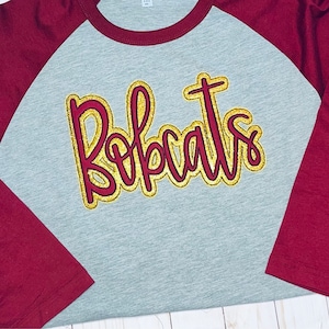 BAMA Double Stack Team Applique Design Hand Lettered Design - Etsy