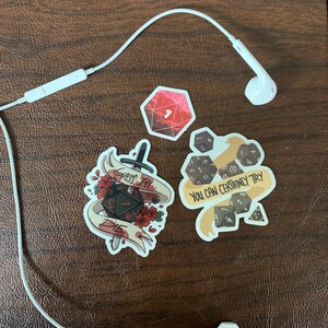 Guess I'll Die Dnd Dungeons and Dragons Nat 1 Dice Vinyl Sticker - Etsy