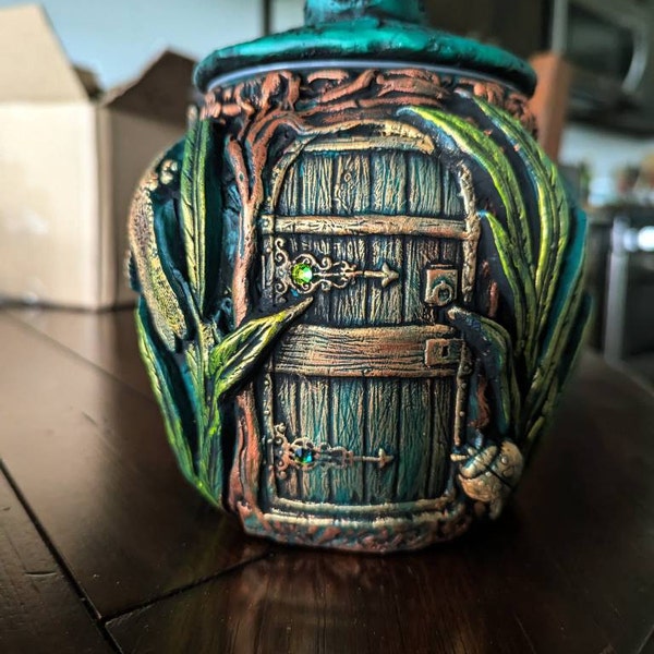 Dragon Urn, Memorial Pet Urn, Small Keepsake Jar for Human Ashes ...
