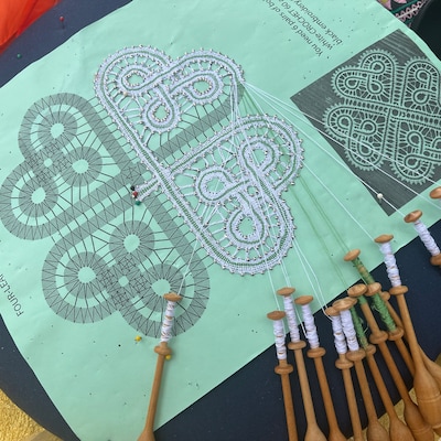 Bobbin Lace Pattern SPECTACULAR SNOWFLAKE - Etsy