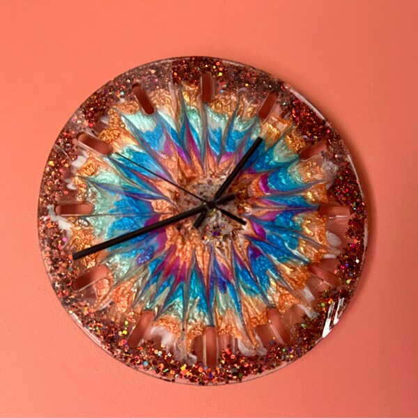 Stencil for Resinart Clock, Template for Resin Clock, With Holes for ...