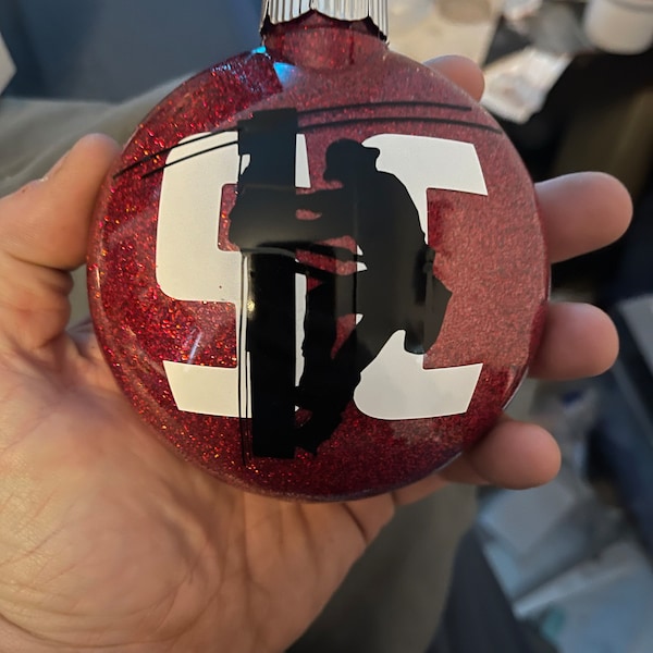 Lineman Ornament - Lineman Christmas Ornament - Line Life ...