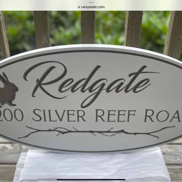 Custom Outdoor Sign | Oval Shape | Engraved Wood Sign | Pine | Address ...