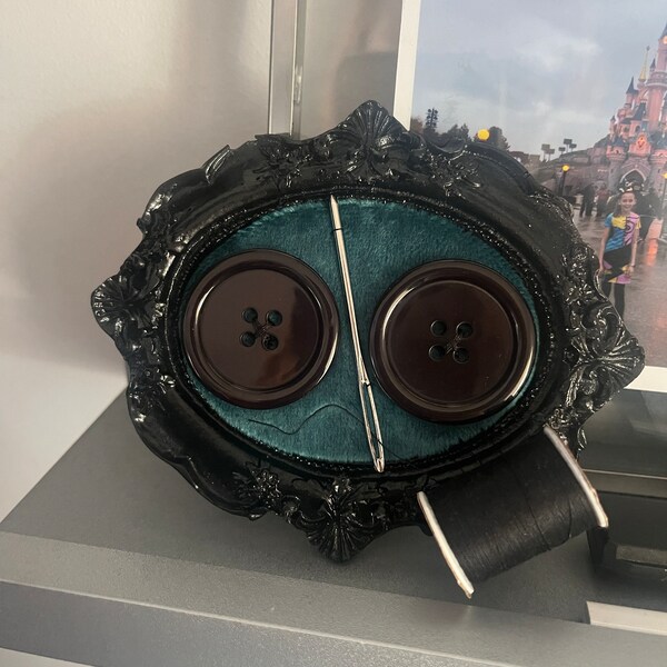 Monster Eye in Mini Ornate Frame Quirky Spooky Eclectic Handmade Wall ...