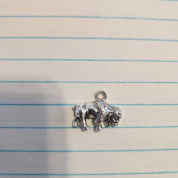 Buffalo Charms (6 or 12 Charms) Bison Charm - Etsy