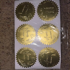 Book Embosser Custom Monogram Initials Personal Design Custom Requests ...