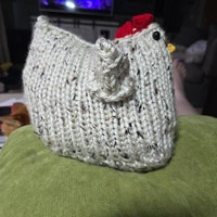 Poppy the Chicken Knitting Pattern ORIGINAL, Knit Chicken Pattern ...