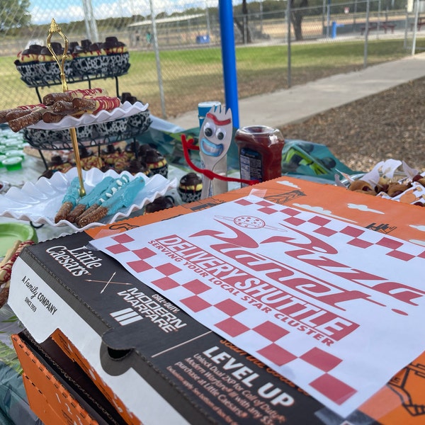 Pizza Planet SVG Design Files for Cricut Silhouette Cut Files Layered ...