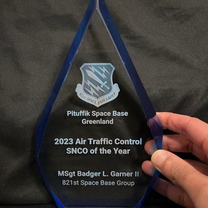 Personalized Shield Acrylic Award, Custom Award, Employee Recognition ...