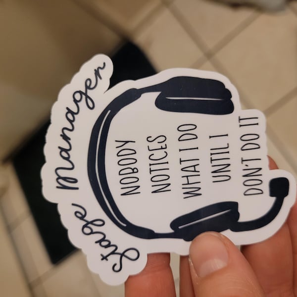 Stage Manager Sticker | Stage Management Sticker | Theatre Vinyl ...