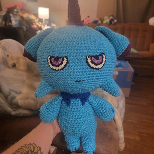 Depresso Crochet Pattern. Palworld PDF Plushie Amigurumi Pattern in ...