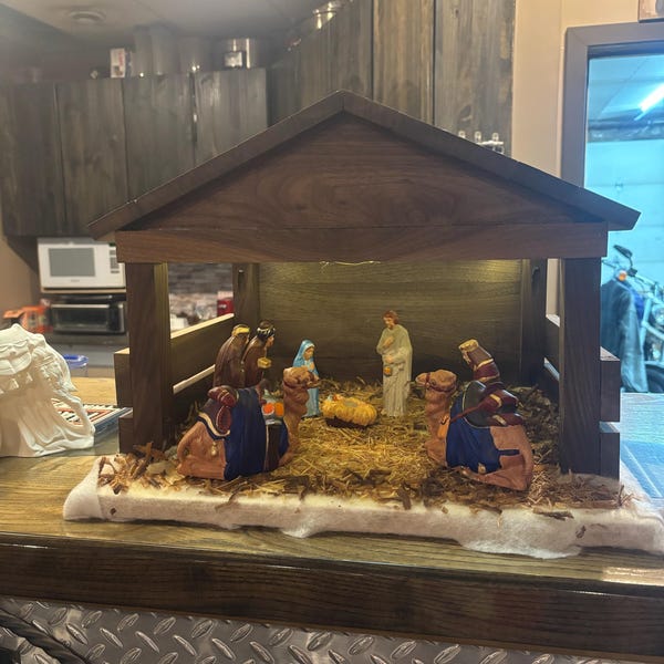 Nativity Set: Paint Your Own/ceramic Bisque Nativity Set - Etsy