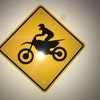 Dirt Bike Crossing Sign Enduro Trail Marker Motocross Inspired Gift ...