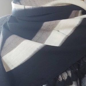 Poetry in Motion Ajrakh Natural Dyed Silk Scarf - Etsy