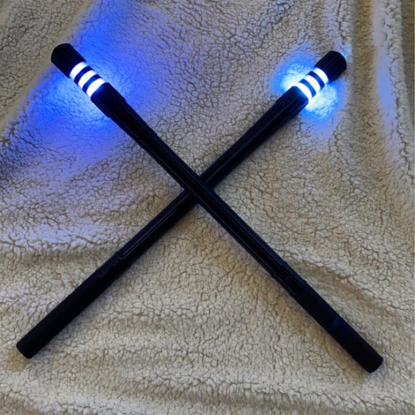 Nightwing Escrima Sticks With Leds, Titans 2 Nightwing Cosplay, Gotham ...