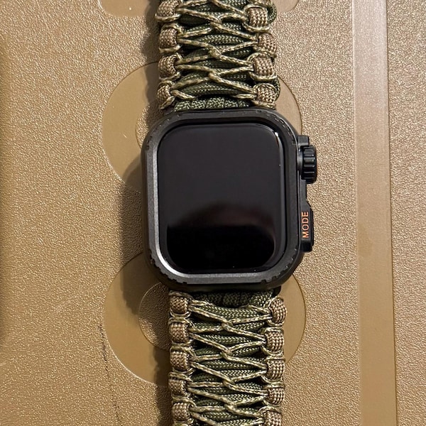 Personalized Paracord Watch Band for Apple Watch Series 1, 2, 3, 4, 5 ...