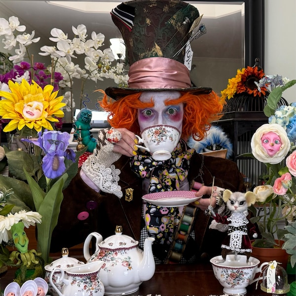 Alice in Wonderland (non) Talking Flowers "madame Iris" by Sutherland ...