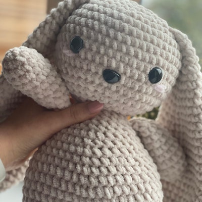 DIGITAL PATTERN: Chonky Bunny Crochet Plushie - Etsy