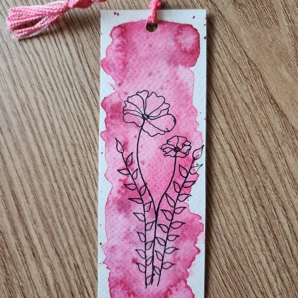 Coffee Stain Bookmarks With Coffee Cup Charm 2”x4” - Etsy