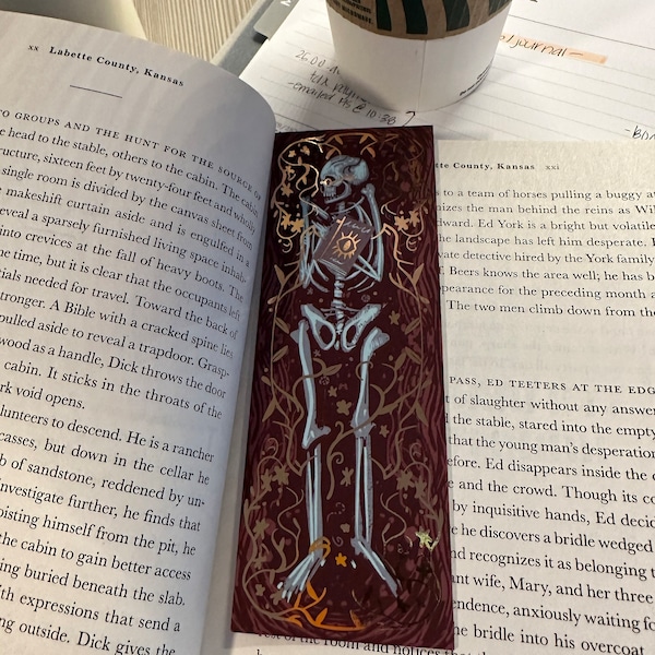 The Librarian Deluxe Bookmark (148x 52cm) Gold Painted Edges, Gothic ...