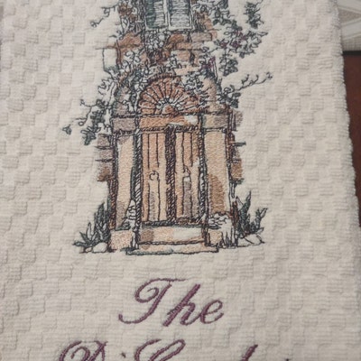 Sketch Italian Door Machine Embroidery Design 6 Sizes - Etsy