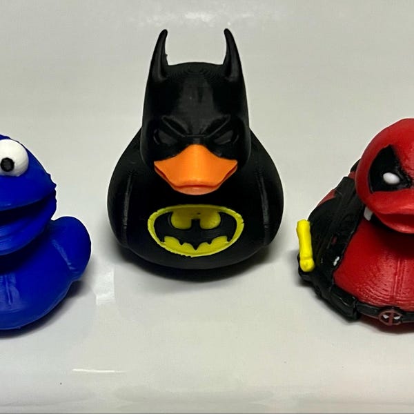 Stan Duck | Hex3d | 7-color | 3D Printed | 2" Wide - Etsy