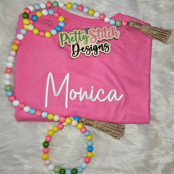 Rustic Charm 3D Puff Cursive Script Embroidery Font; 6 Sizes, Instant ...