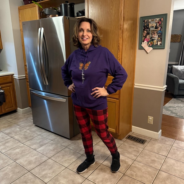 Personalized Monarch Butterfly Hoodie Custom Name Monarch Butterfly on ...