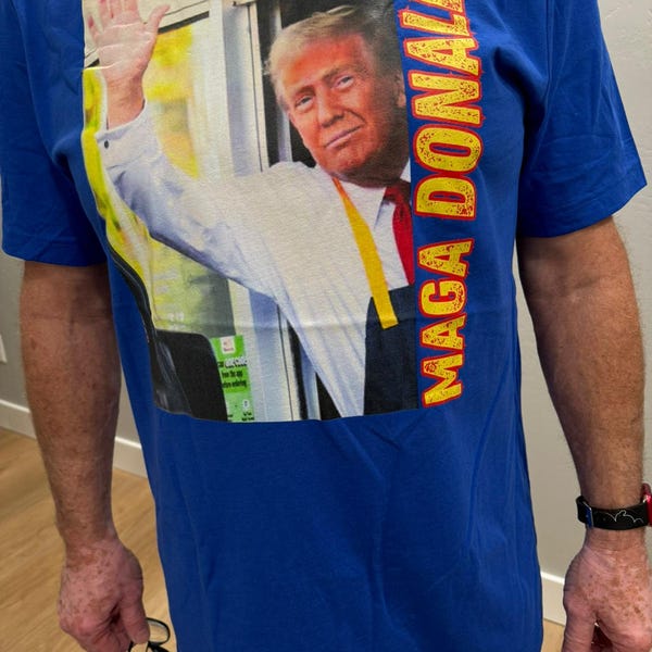 Funny Trump Shirt Magadonalds Mcdonald Shirt Pennsylvania Trump 2024 ...